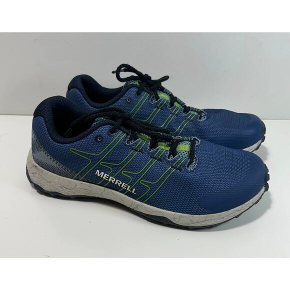 Merrell | Shoes | Merrell Moab Float Pro Sneakers Shoes Blue Leather ...